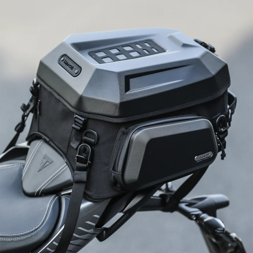 Rhinowalk Motorcycle Tail Bag Waterproof 23L-35L – motoearth.in